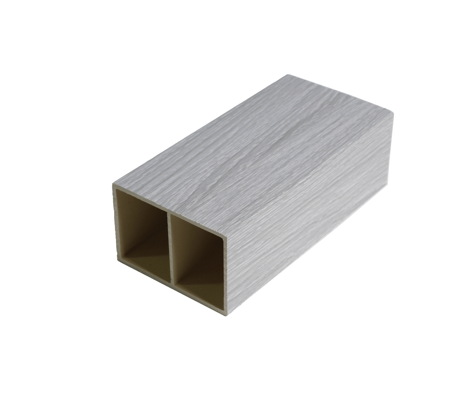 Poste PVC Laminado Gris 5×7.5x395cm 700g – Plastimex