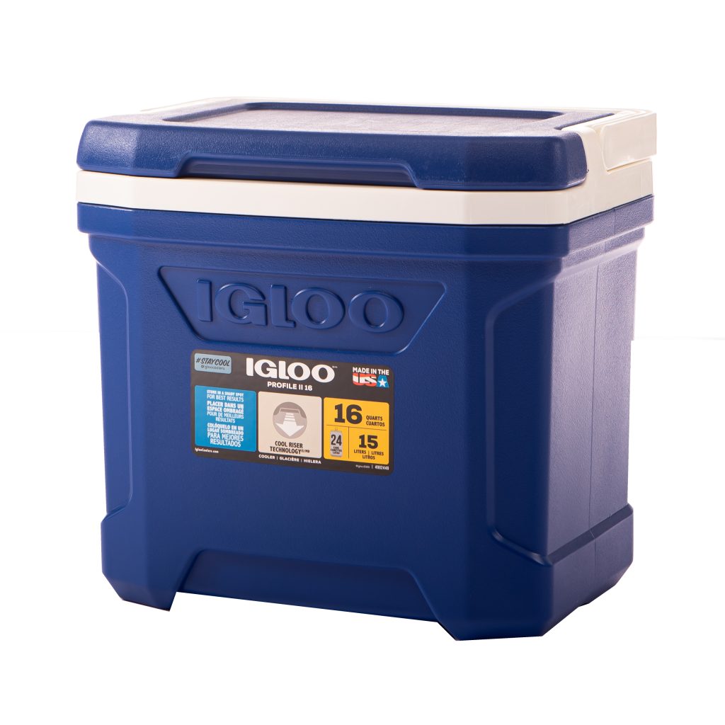 Hielera Igloo Profile II cap. 24 latas 15L Azul – Plastimex